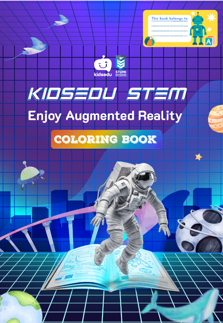 Coloring and Learning with AR-enabled coloring books - KidsEdu